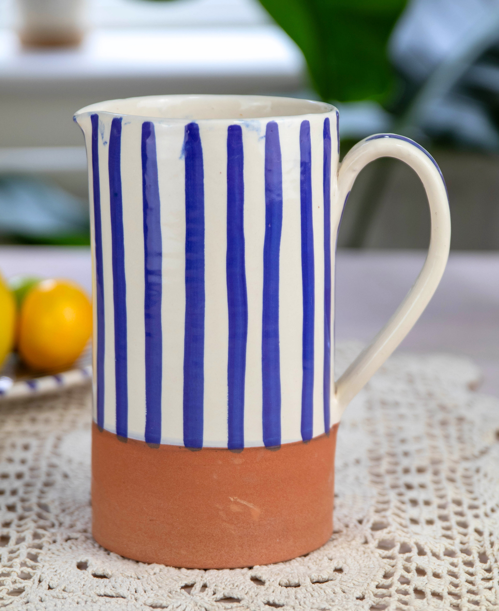 Large Moroccan Handmade Ceramic Jug – Maison Berber